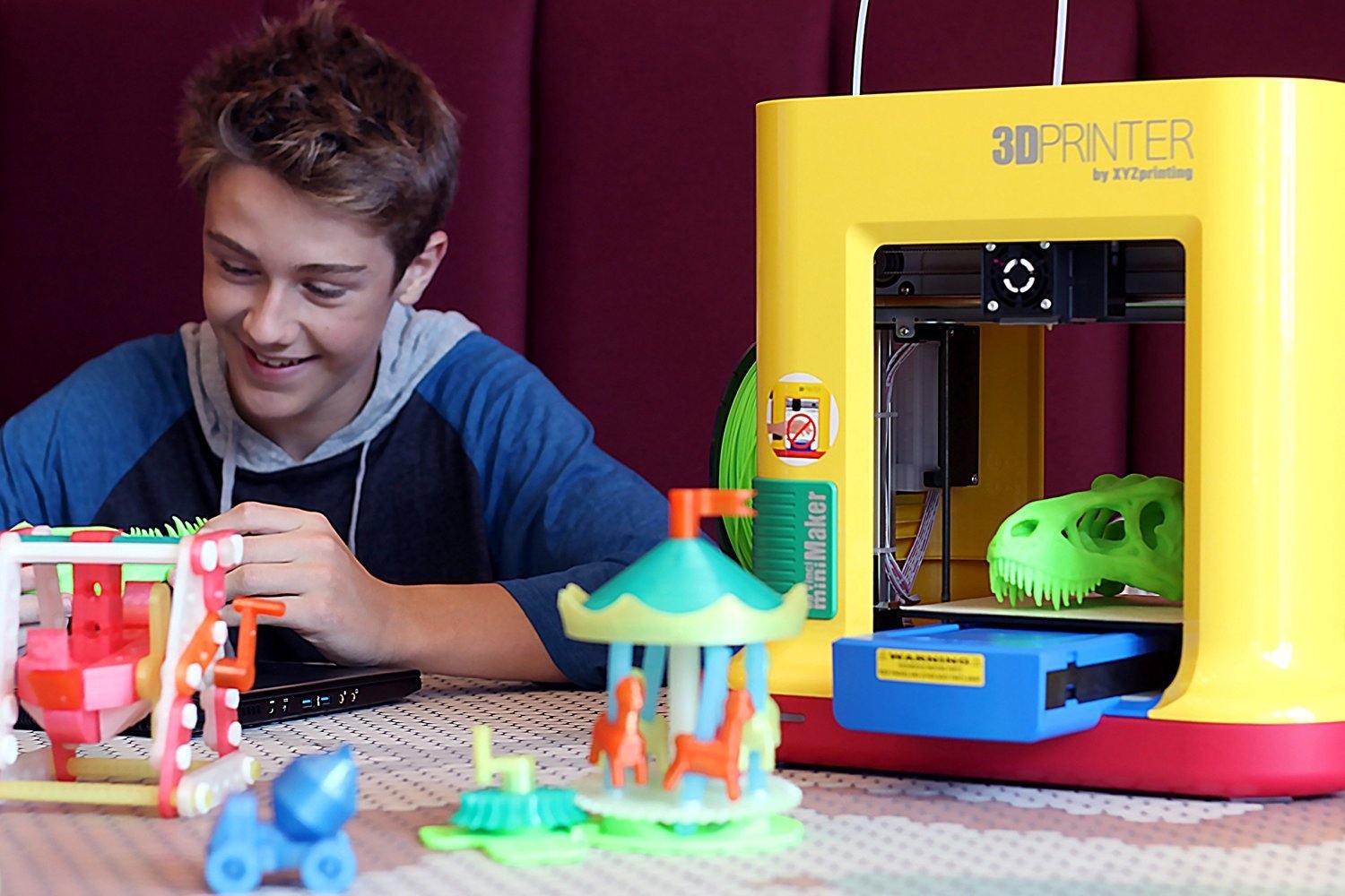 XYZprinting 3D Printer of FDM Technology with PLA Filament, Da Vinci ...