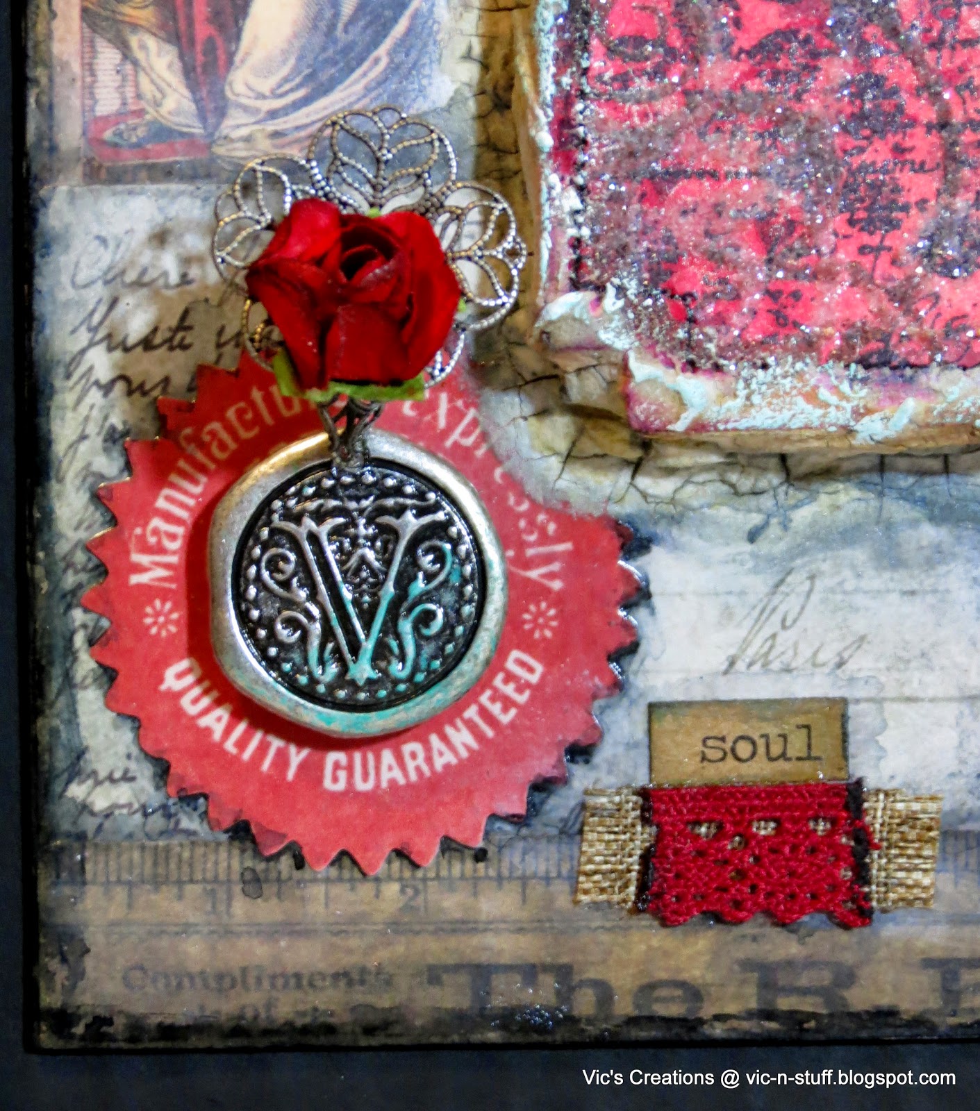 Vic's Creations: Valentines Shrine - #21 Rock Candy Glitter Compendium ...