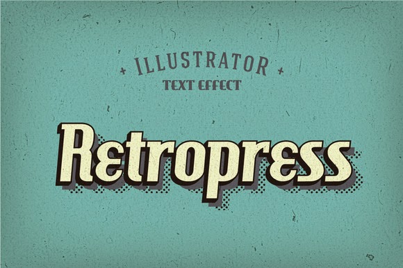 Retropress Illustrator Text Effects Free Download Freebies PSD retropress-illustrator-text-effects-free-download-freebies-psd