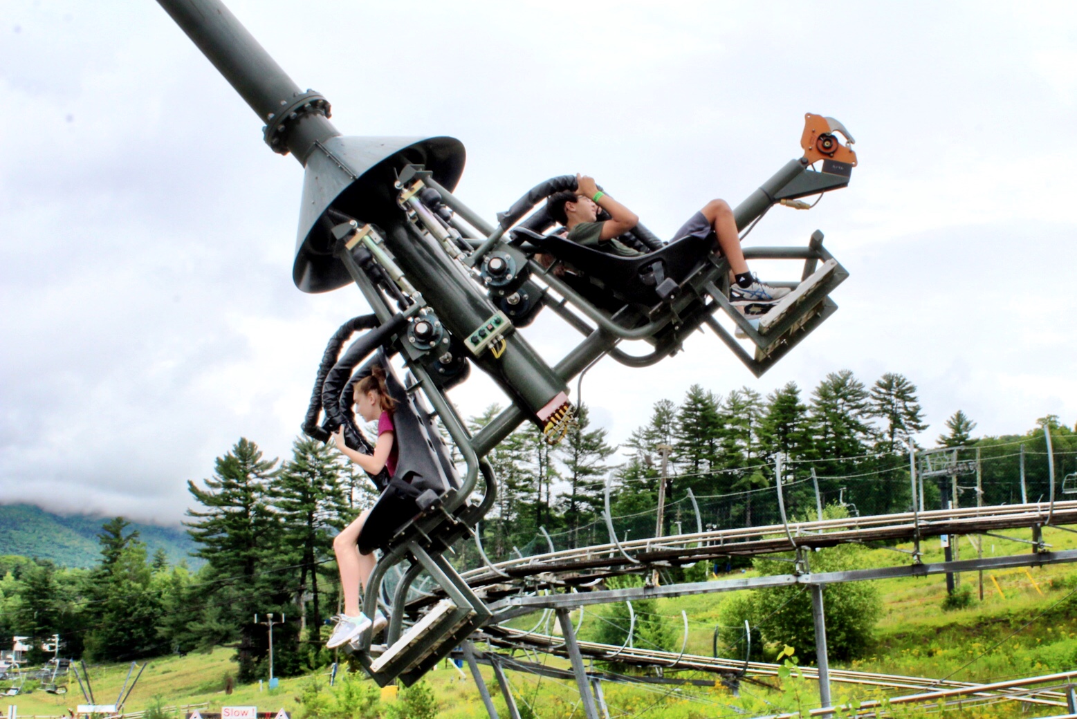 Evan and Lauren's Cool Blog: Fun at the Cranmore Adventure Park