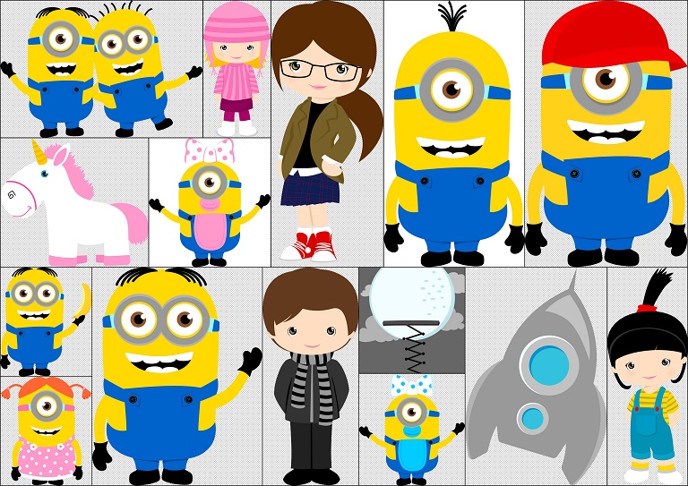 Despicable Me and the Minions Clip Art. - Oh My Fiesta! in english