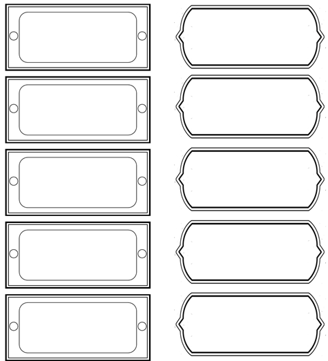 AQUARELINHA: Moldes Tags