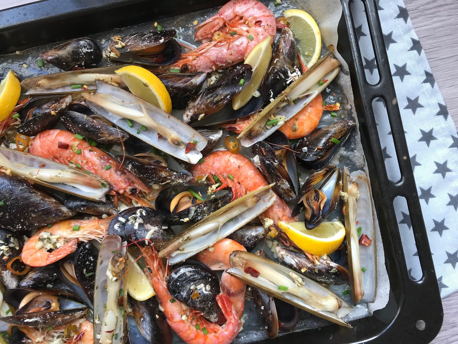 Mariscada al horno (con vídeoreceta). Cooking the Chef