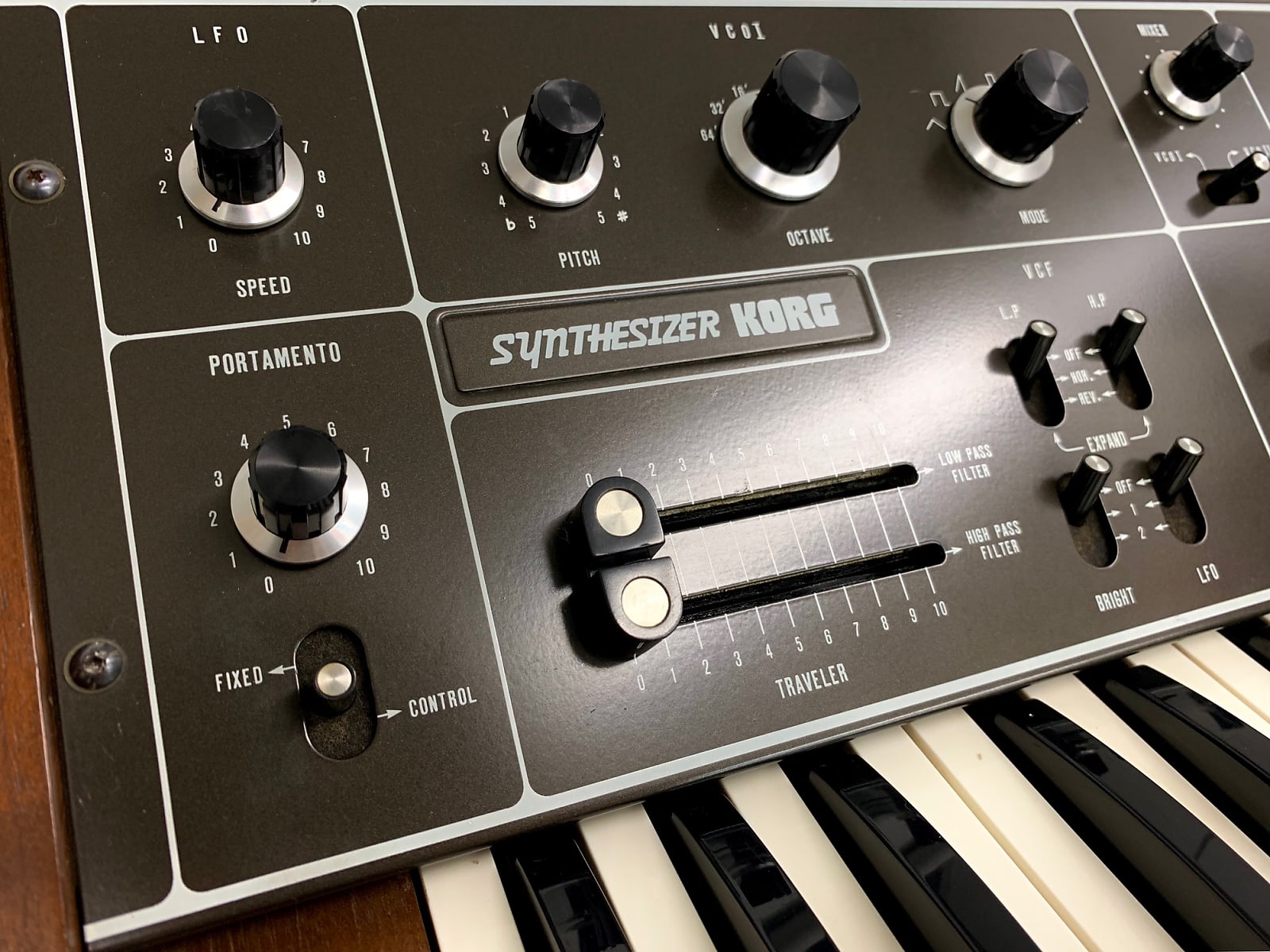 MATRIXSYNTH: KORG 770 Vintage Analog Synthesizer SN 770059