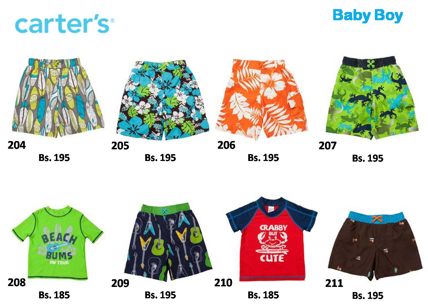 Venta de Ropa de niño marca Carter: Catálogo de Ropa de Varón