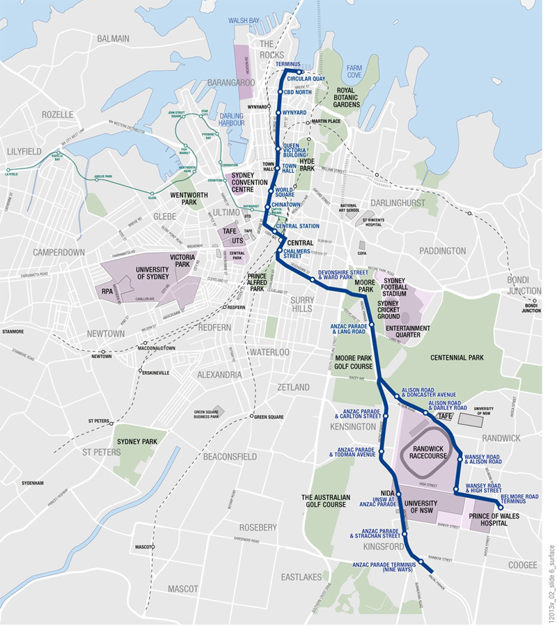 Personal Reflections: Sydney's growth problems - light rail, Kingsford ...