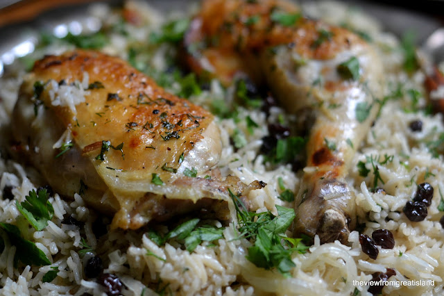 Chicken with Caramelized Onion and Cardamom Rice | The View from Great ...