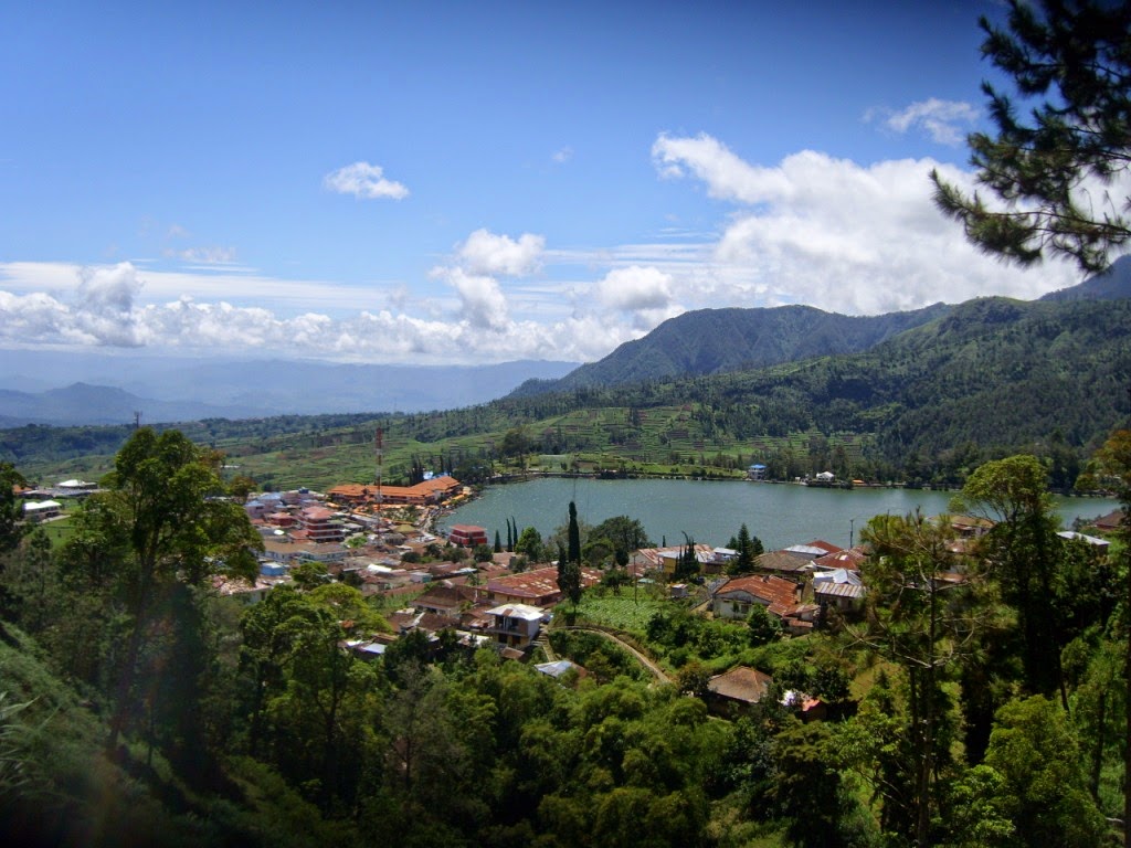Sarangan, one tourist destination in East Java