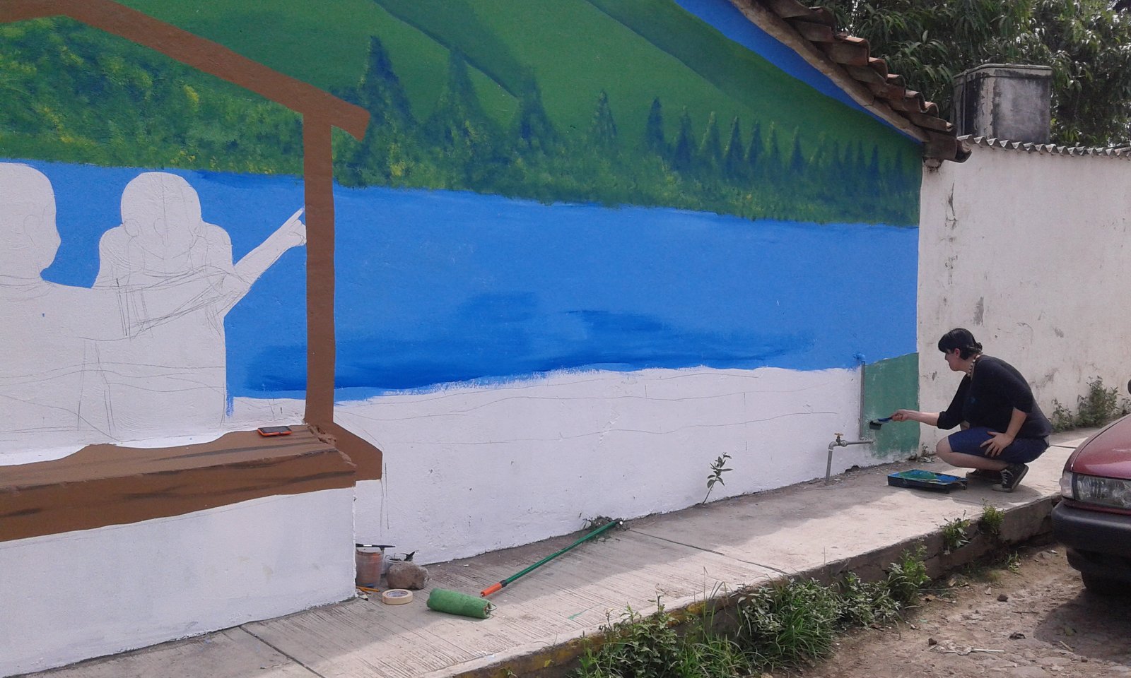 Colimarte: Avances de "Pintura y Graffiti Comala 2015"