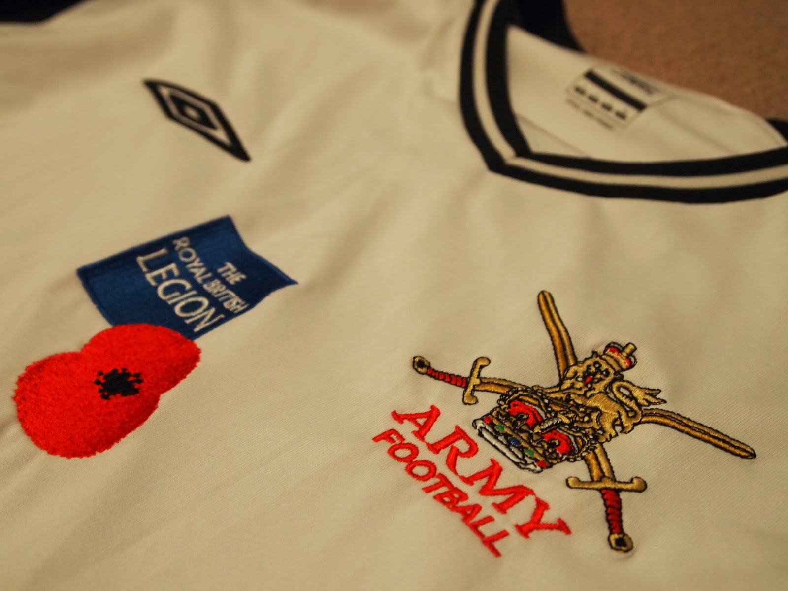 My Umbro Football Jerseys Collection: Army FA Alternate "Poppy" L/S jersey