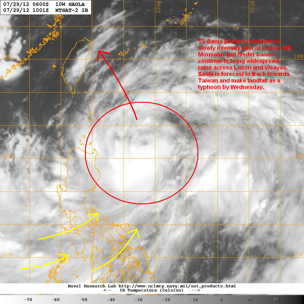 SA GITNA NG BAGYO: Tropical Storm Saola (Gener) Update #5