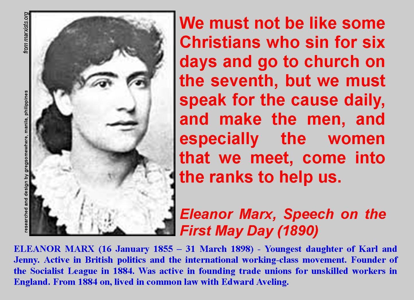 O Suicidário!: Eleanor Marx