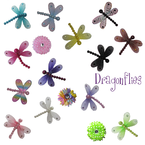 The Crafty Moms: Butterfly/Bug Hair Clips
