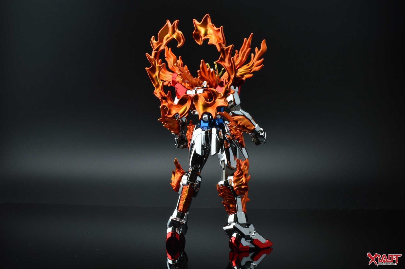 Painted Build: HGBF 1/144 Try Burning Gundam "Full Color Plating ver."