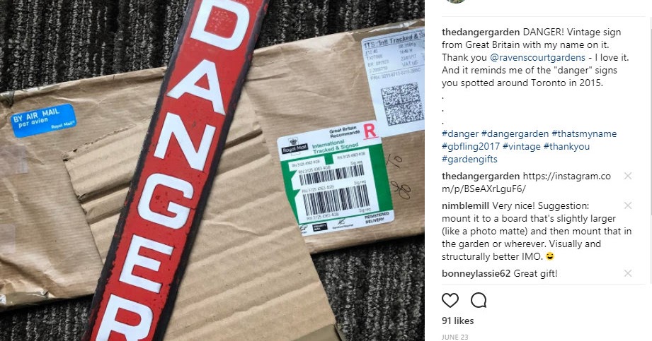 danger garden: Danger!