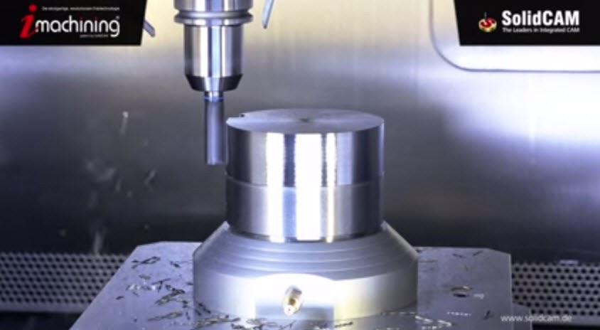 แสดงการกัดชิ้นงานสเตนเลสด้วยเครื่องมิลลิ่งCNC ของ SolidCAM | Machine ...