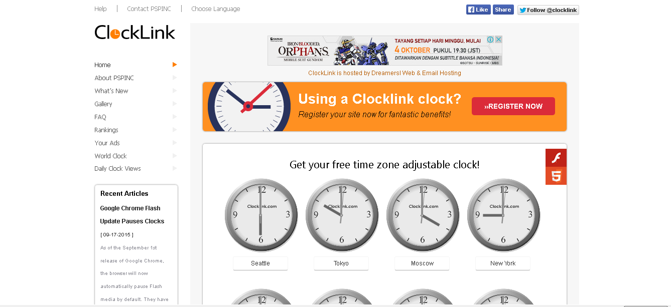 Cara Memasang Widget Jam Di Blog - Seputar Game