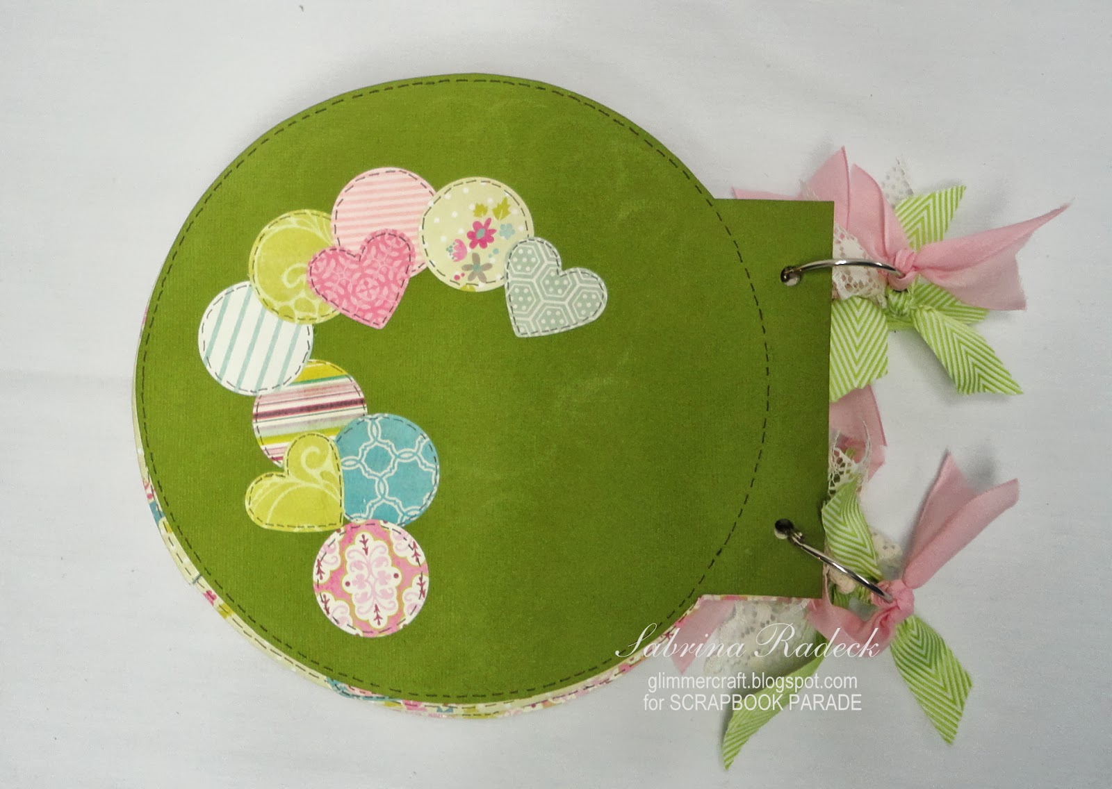 Interactive Circular Chipboard Album | Aspiring to Creativity