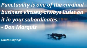 Quotes And Sayings About Punctuality | Quotes-Sayings-Proverbs