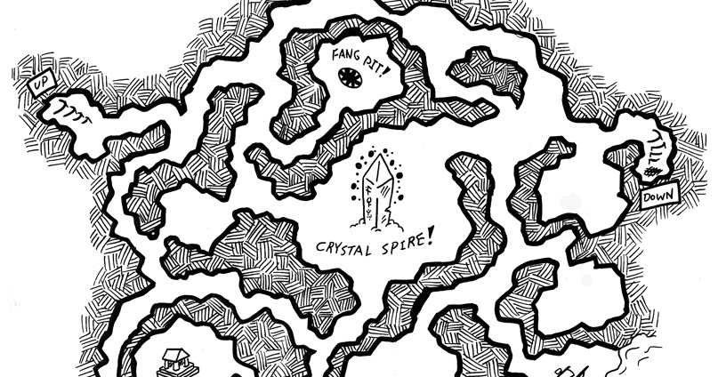 Bernie the Flumph: Caverns of the Crystal Spire [Mini-Map Monday]