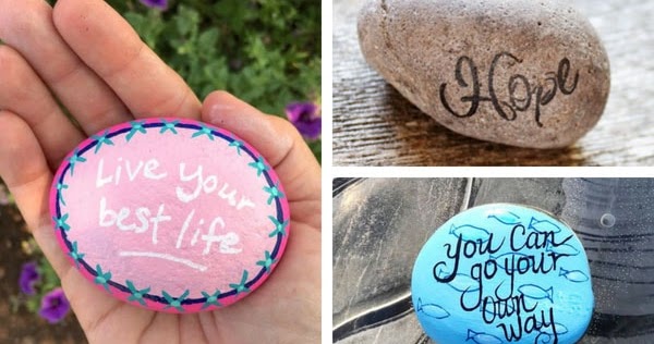 100+ Kindness Rock Painting Ideas & Sayings - I Love Painted Rocks