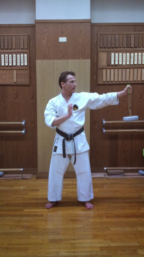 Traditional Gojuryu Karatedo: Practicing with Chiishi