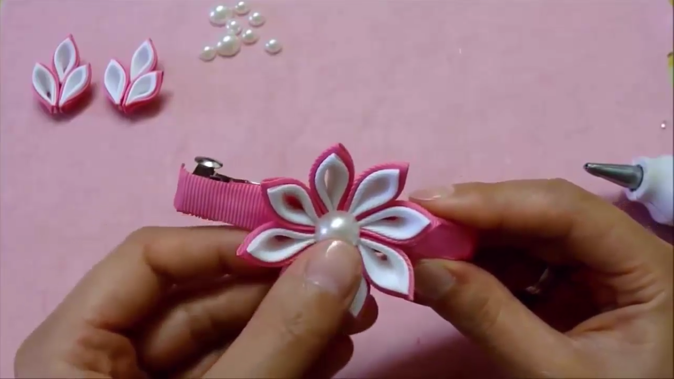 Cara Membuat Jepit Rambut Dari Pita - Kreatif ~ Dunia Kreatif