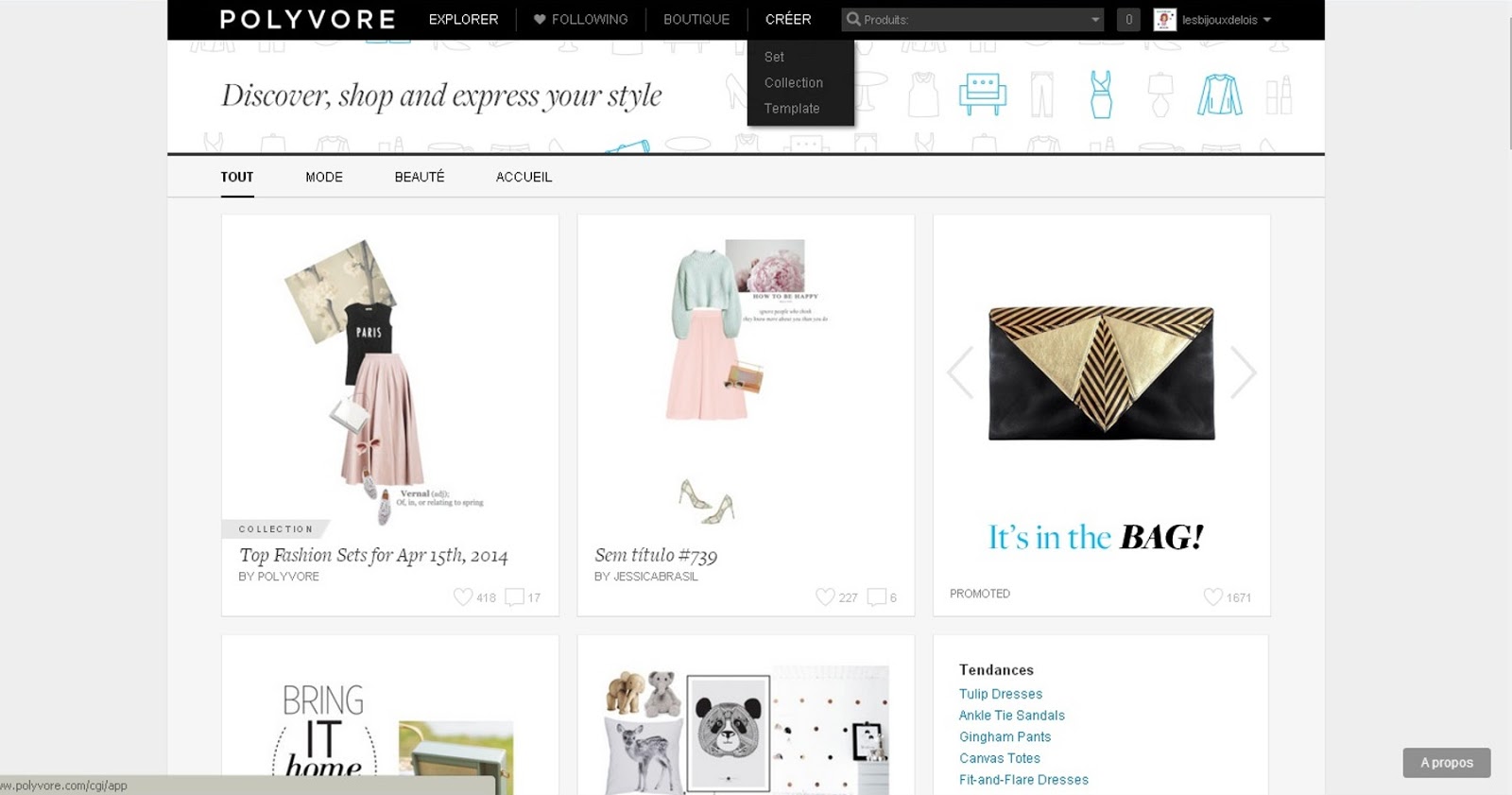 Les Bijoux de Loïs: Le site Polyvore #1 : qu'est-ce que c'est