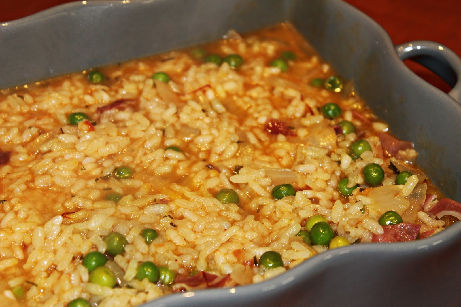 ARROZ CON GUISANTES Y JAMÓN (Mª JOSÉ) {TU♥ RECETA EN MIS FOGONES}