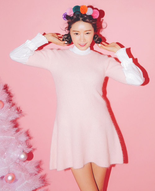 [Stylenanda] Knit A-Line Mini Dress | KSTYLICK - Latest Korean Fashion ...