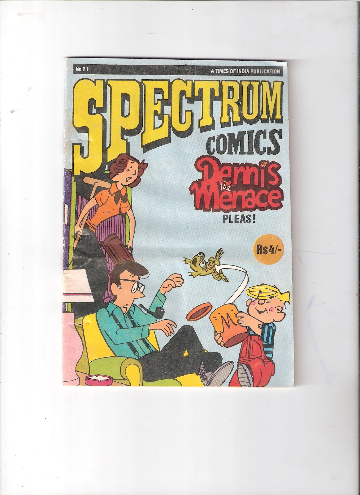 doctor who loved comics: SPECTRUM COMICS-dennis menace