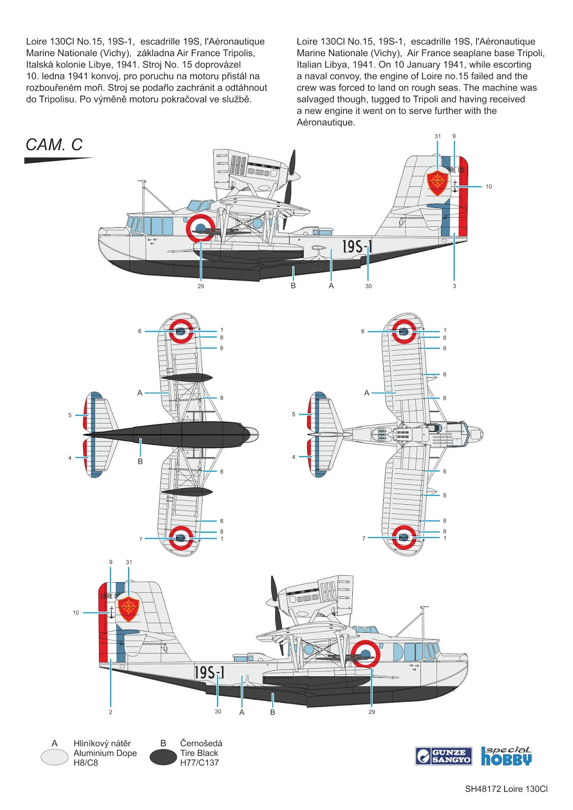 1/48 - Loire 130CI new variant (plastic AZUR) by Special Hobby ...