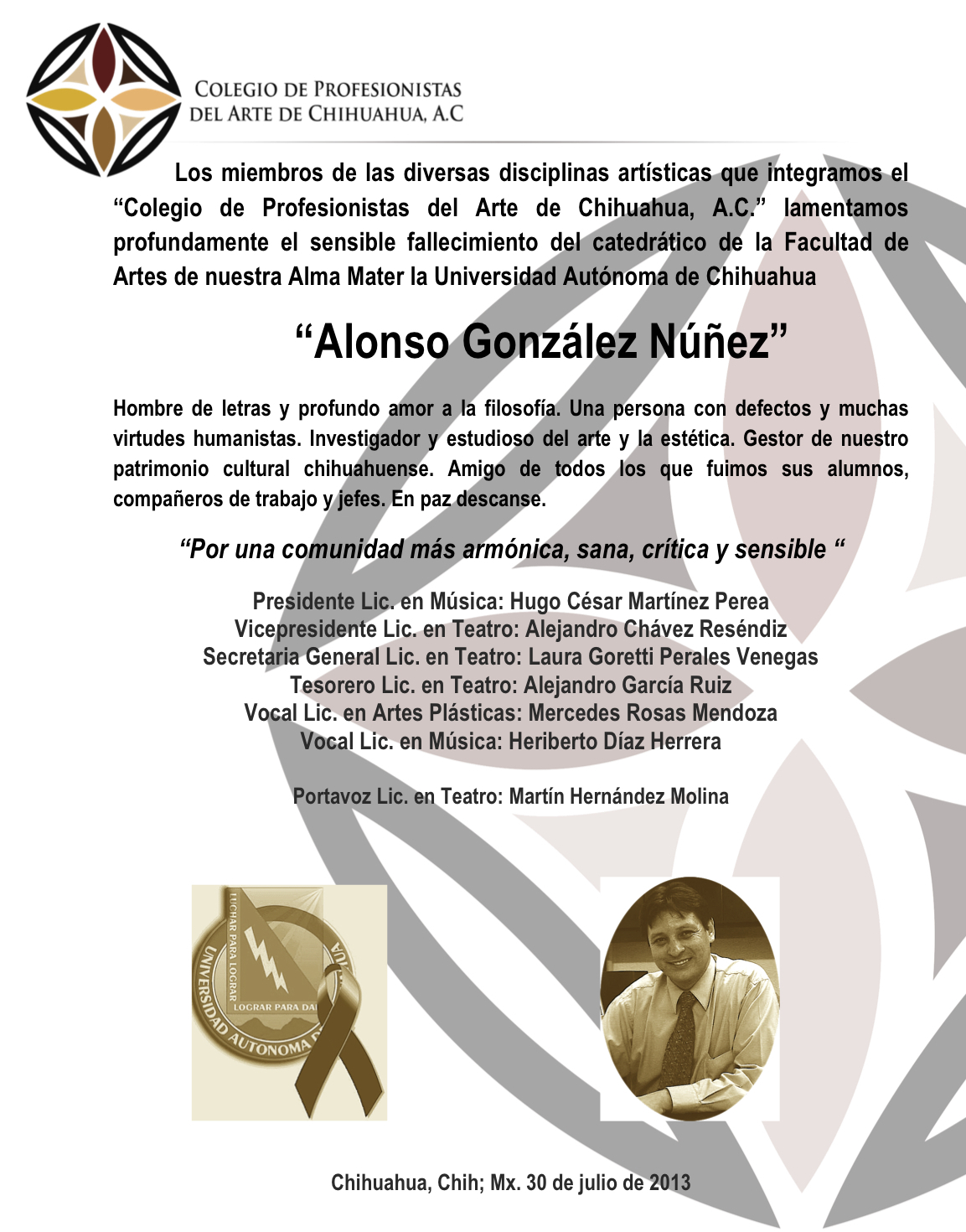 Tramoyam Blog: ALONSO GONZÁLEZ NÚÑEZ / Hombre de letras y profundo amor ...