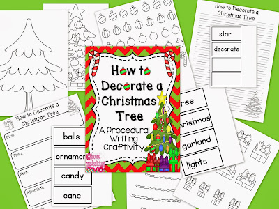 How To Decorate A Christmas Tree - A Procedural Writing Craftivity ...