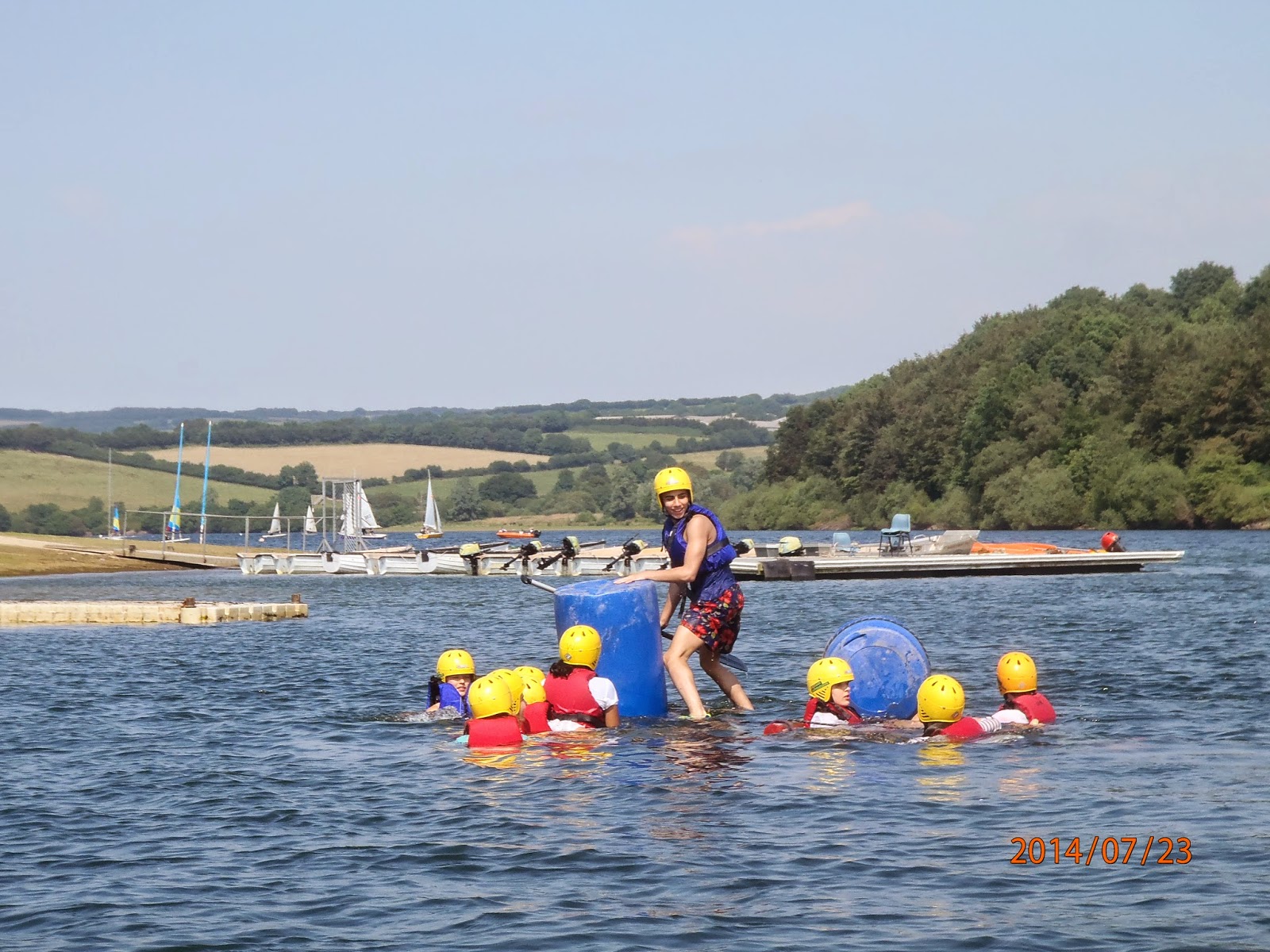 CHANNEL YOUR ADVENTURE: Kayaking and Raft Building with NCS Students