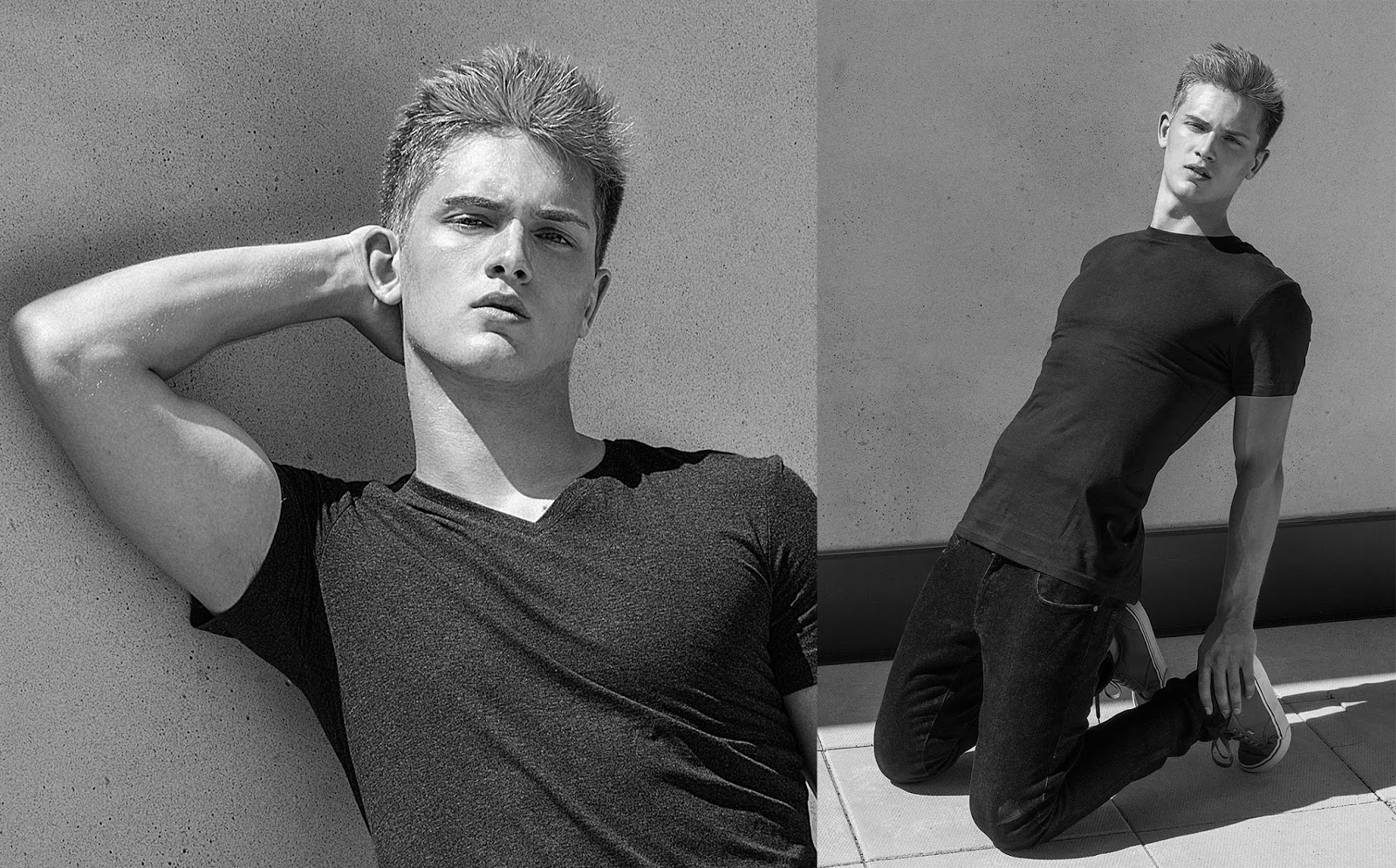 MALE MODEL PORTRAIT - JACKSON (ELMER OLSEN MODELS) BY EDWIN CABRERA