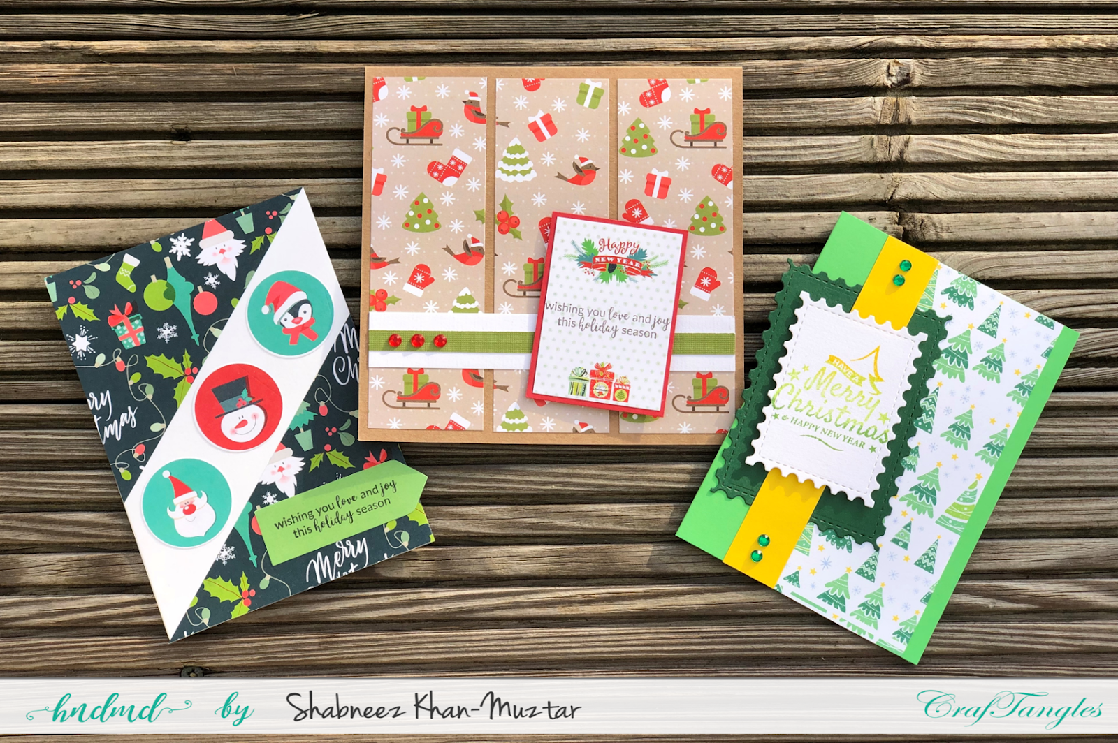 Ideas Using CrafTangles Merry Christmas Paper Pad - CraftAdda Blog