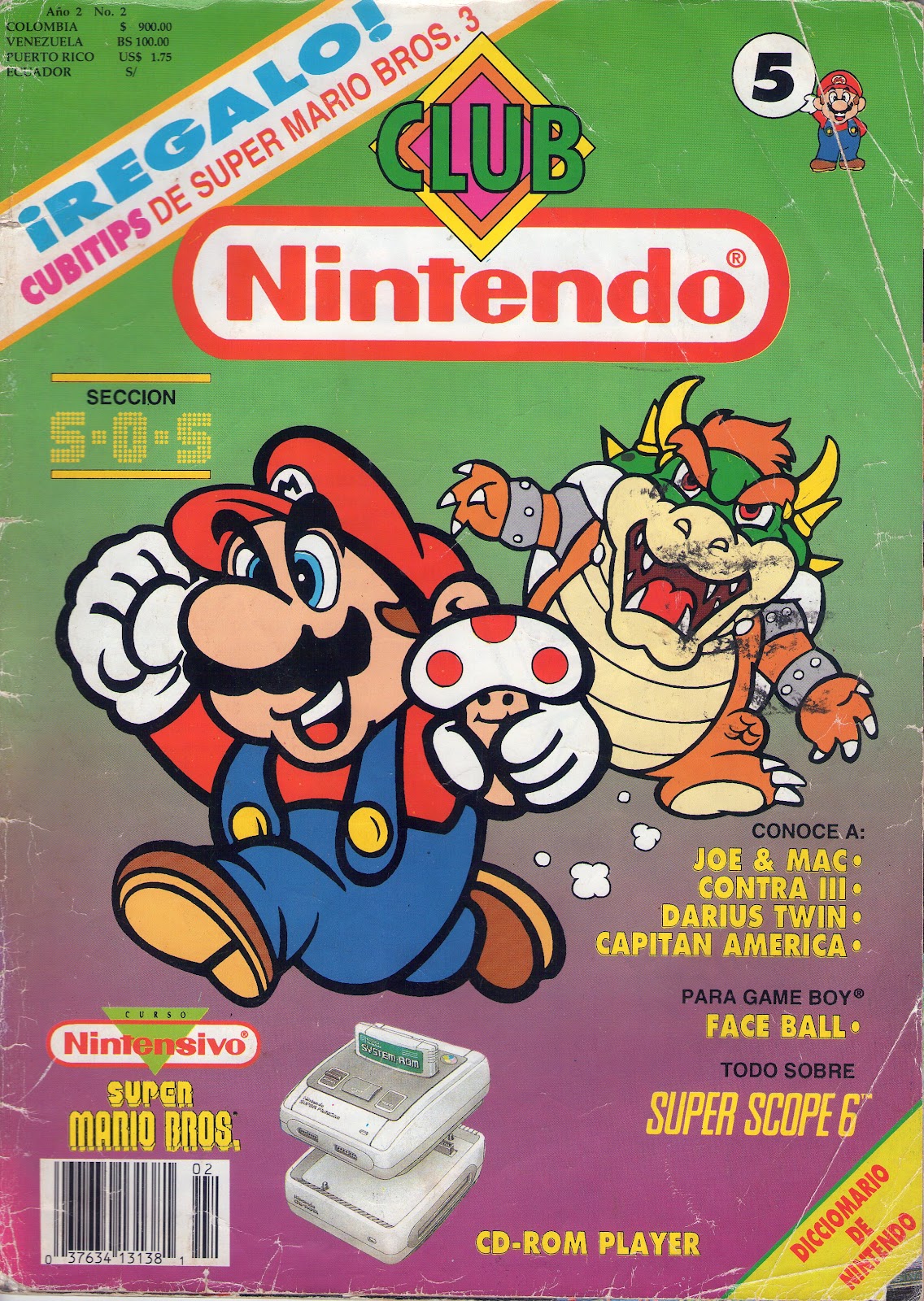 ZOJURO: REVISTA CLUB NINTENDO # 5 (1992)