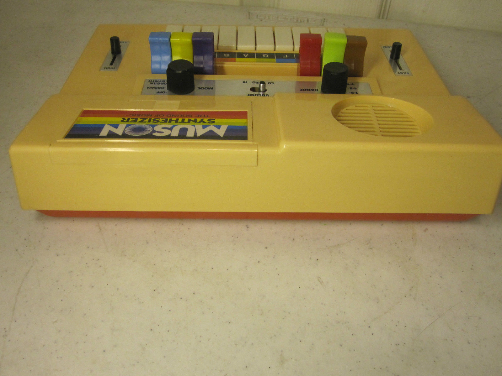 MATRIXSYNTH: Vintage 1978 Muson Synthesizer in Yellow