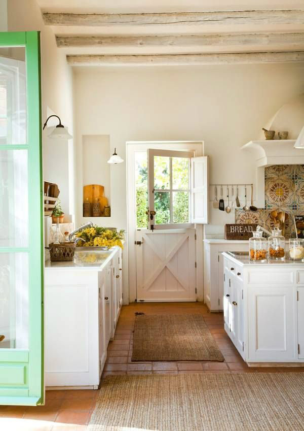 ciao! newport beach: dutch doors in the kitchen