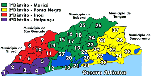 Maricá.Independência já!: Maricá / RJ - Bairros, Distritos e ...