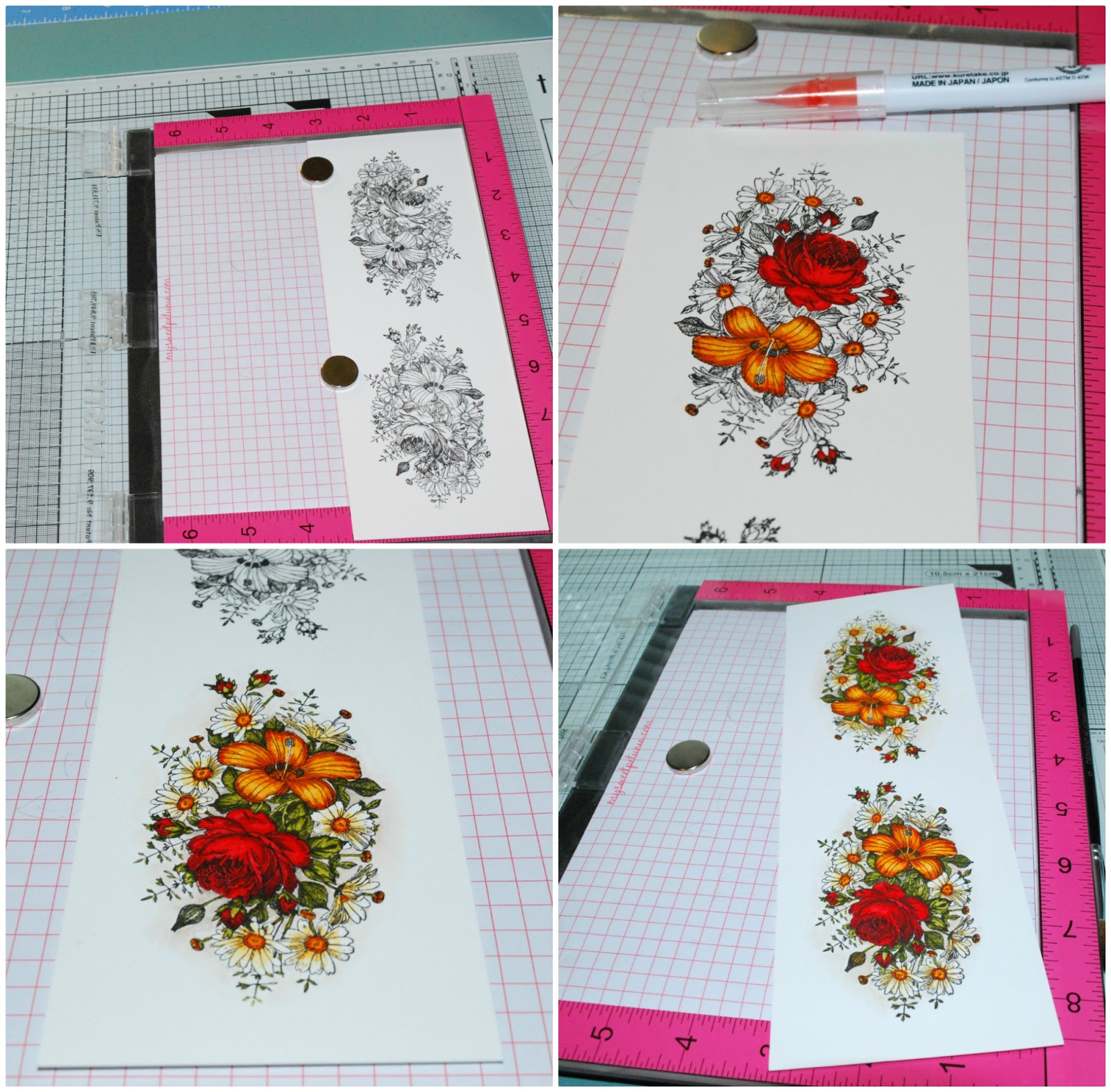 Up On Tippy Toes: A Bright & Cheery HELLO Card