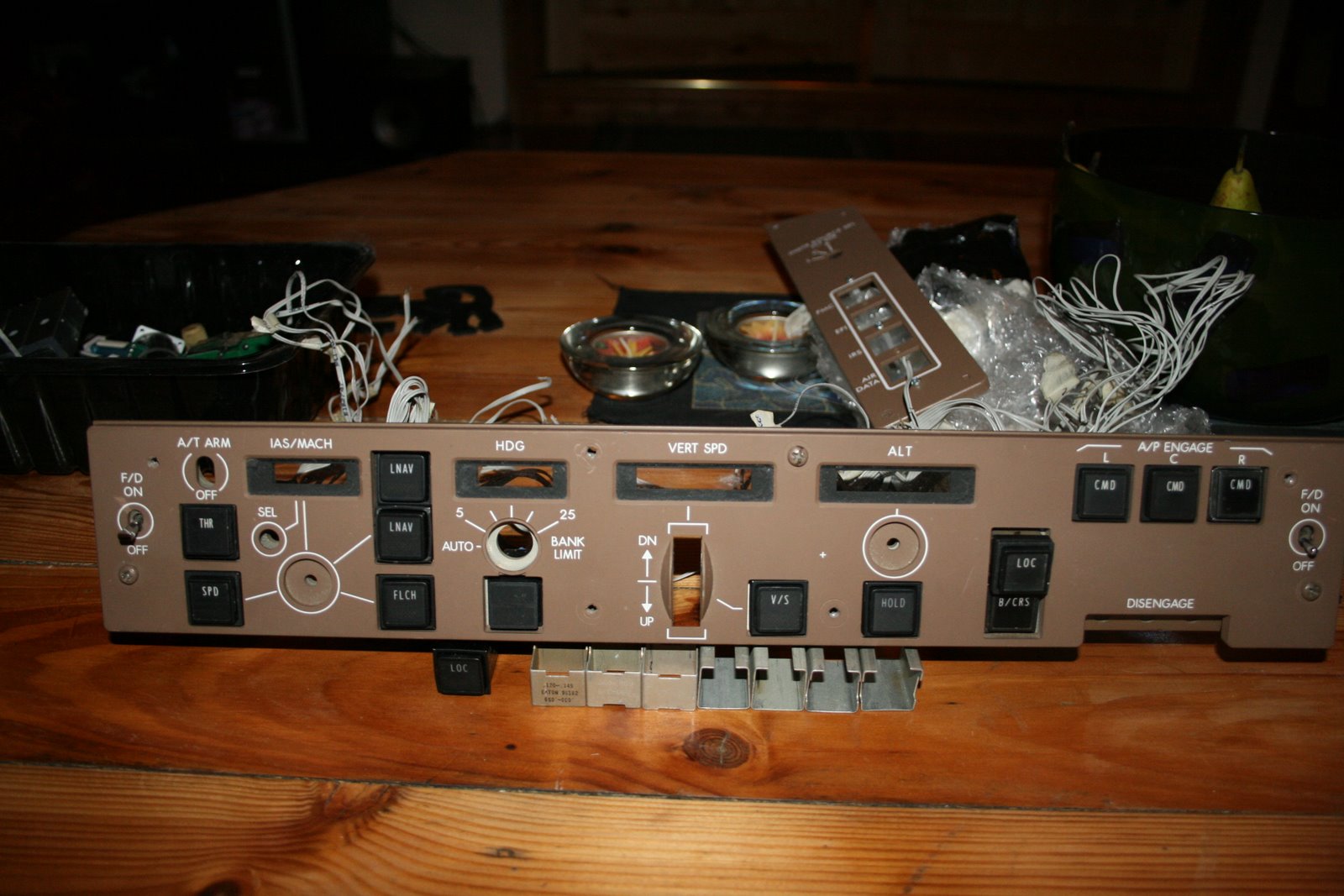 Boeing 767-332ER Project: Test Fit of Korrys to the MCP