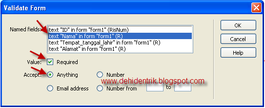 (PDF) Trik!Membuat Validasi Form Sederhana Dengan Dreamweaver Tanpa ...