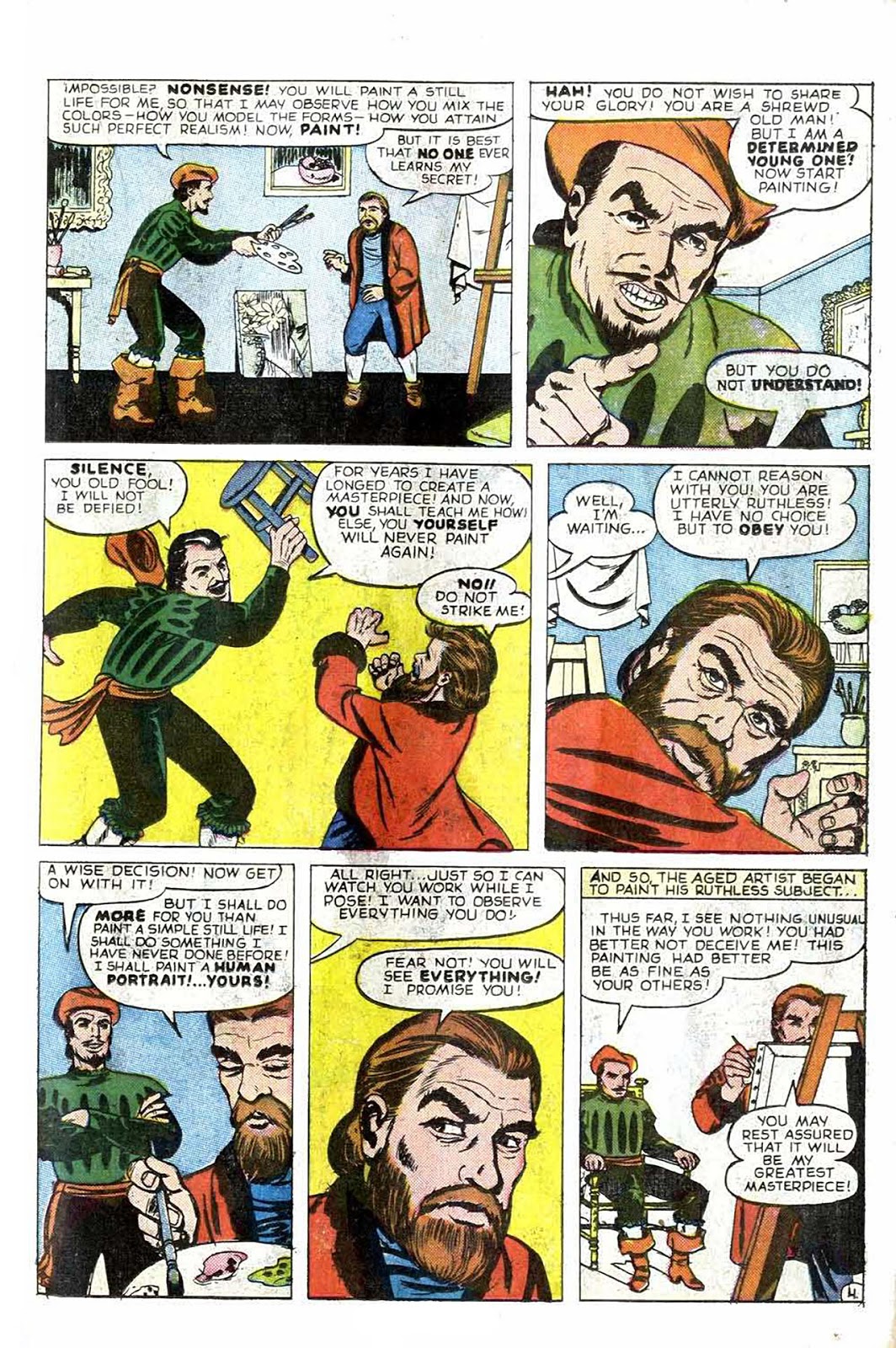 Four-Color Shadows: Work of Art!-Larry Lieber/Sol Brodsky-1962