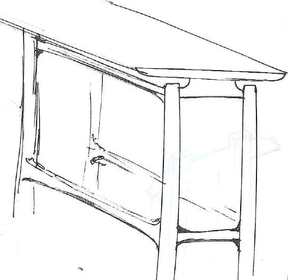 Andrew Tod : Narrow Hall Table