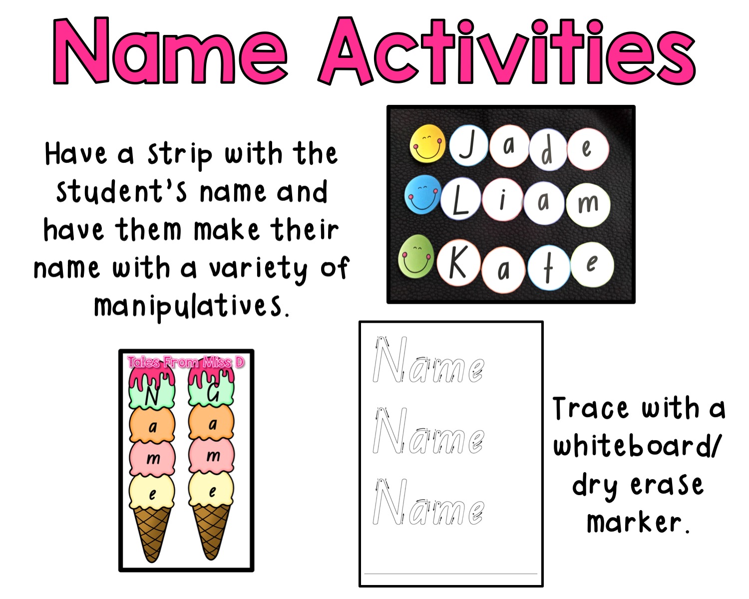 Tales From Miss D: First Week of Kindergarten Ideas