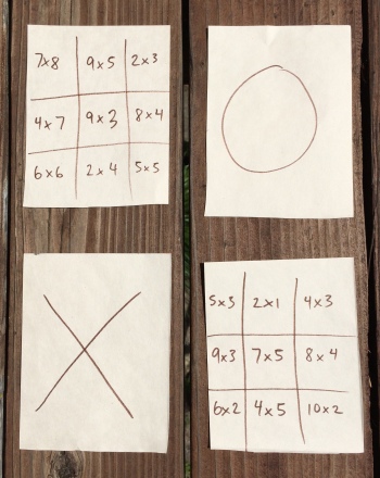Elementary Classroom Ideas: Tic-Tac-Toe Multiplication