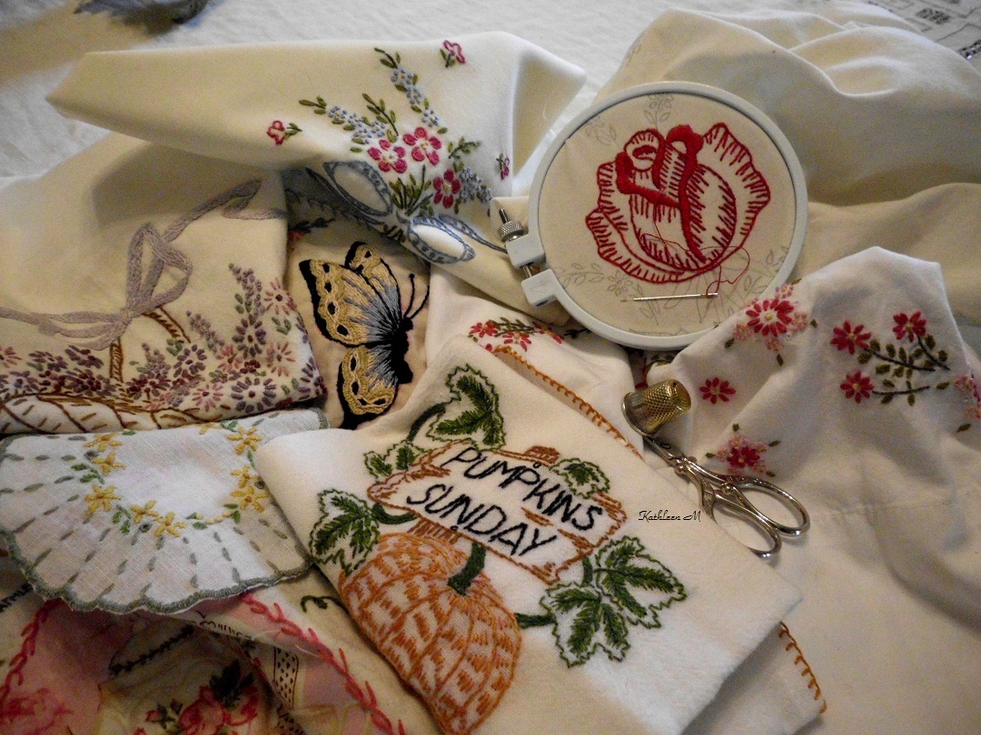 Yesteryear Embroideries: No words.......just memories of many stitches ...