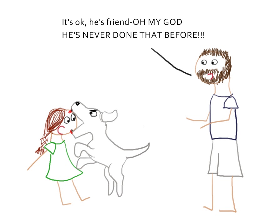 Wrong guy to ask.: Some People are Afraid of Dogs.